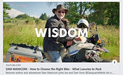 Sam Manicom : Adventure Motorcycle Travel Books