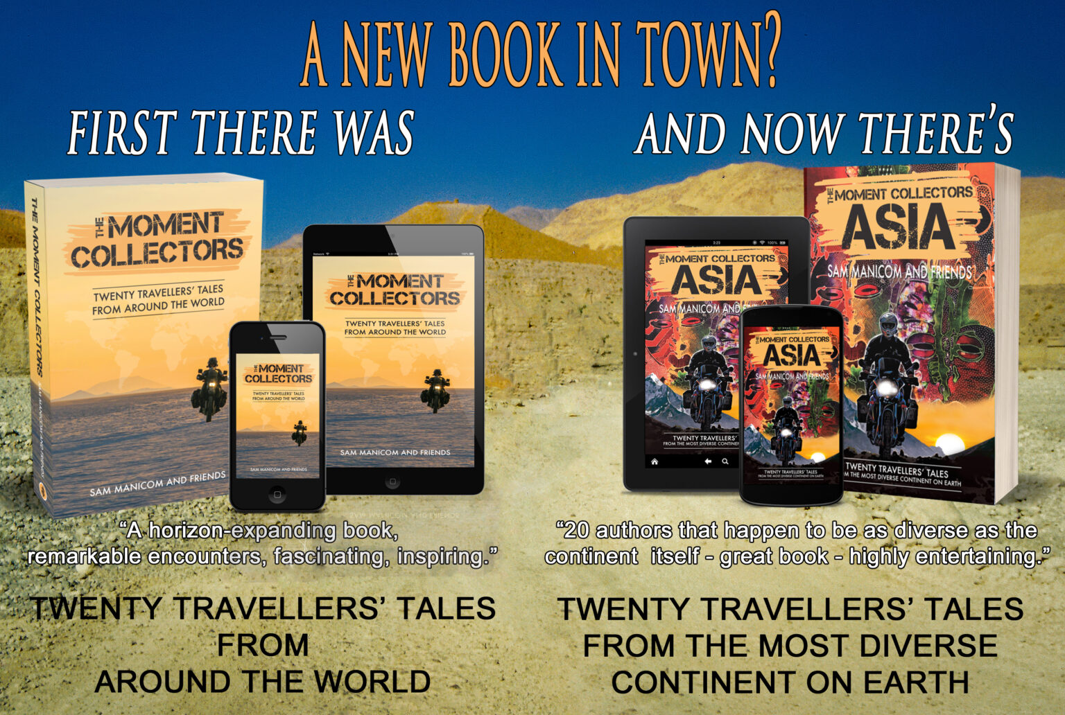Sam Manicom : Adventure Motorcycle Travel Books