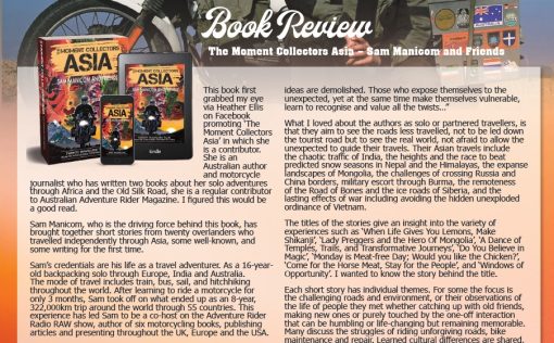 Sam Manicom : Adventure Motorcycle Travel Books